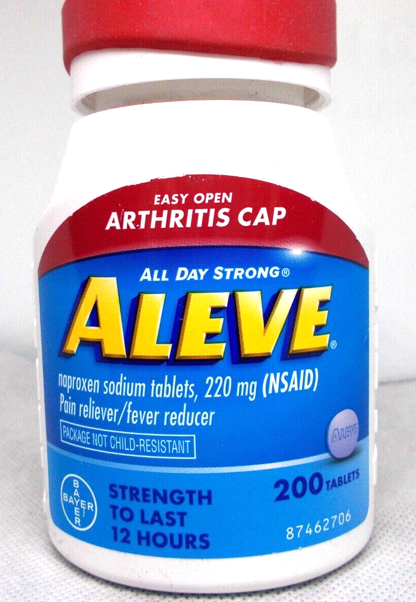 ALEVE Pain Reliever Fever Reducer Caplets - 320 Count for sale online ...