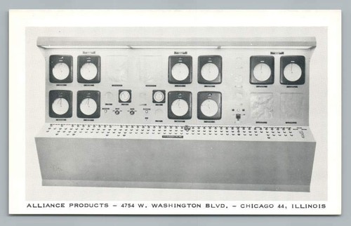 Hydaulic & Electrical Control Panel~Vintage CHICAGO Equipment ...