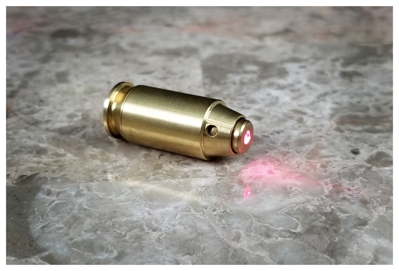 Red Laser CAL.45ACP/.45 Real Brass Bore Sighter Cartridge Boresight US ...