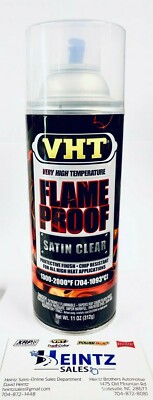 VHT SP115 FlameProof Satin Clear Paint, Header Paint Silica Ceramic ...