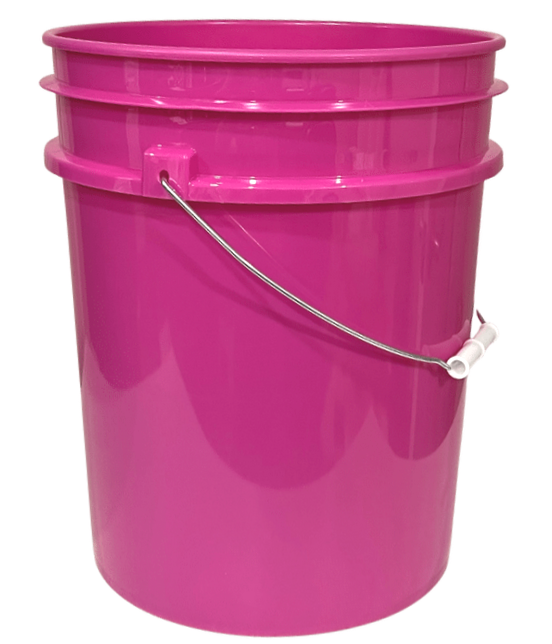 5 Gallon Food Grade Magenta Pink Buckets with Screw On Airtight Lid ...