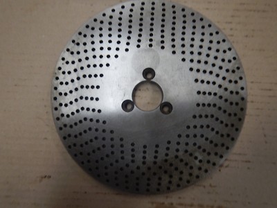 INDEX PLATE DOUBLE SIDE 7.3" DIAMETER FOR DIVIDING HEAD OR ROTARY TABLE ...