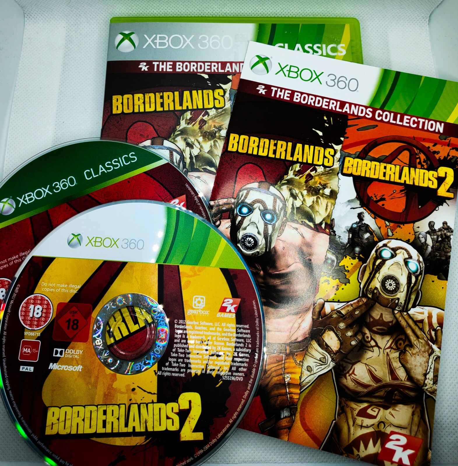 👻 🇨🇵 The Borderlands Collection Classics (Borderlands 1 Et 2) Xbox 360 PAL FR | eBay