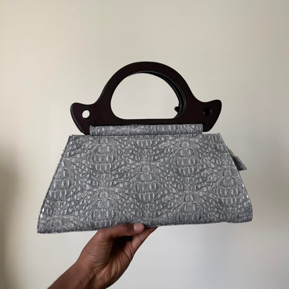 Silver Tone Ariella Handbag | eBay