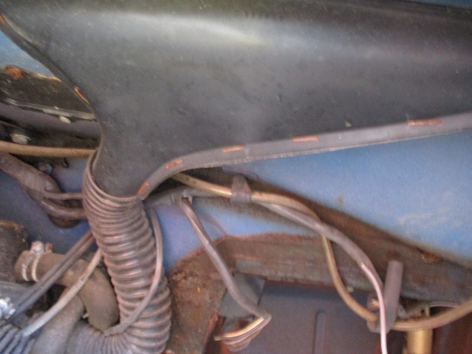 Triumph TR4A TR250 TR6 Dash Top Vent Demister Set with Hoses and Ducts ...