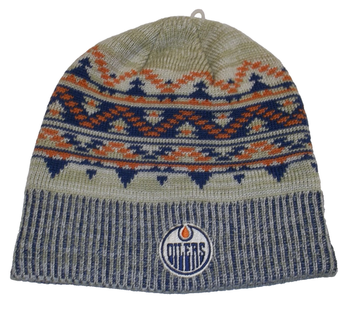 Edmonton Oilers Cuffless Reebok Knit Hat - Osfa | eBay