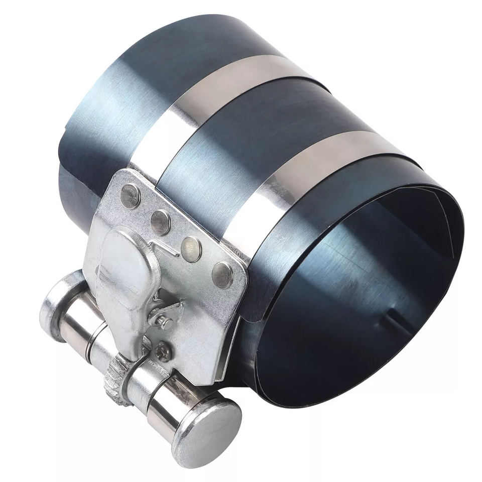 Piston Ring Compressor Professional Piston Install Tool with Wrench and ...