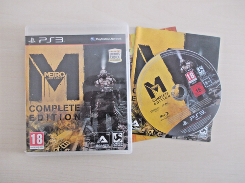 Metro Last Light Complète édition - Avec Notice - PS3 PlayStation 3 | eBay