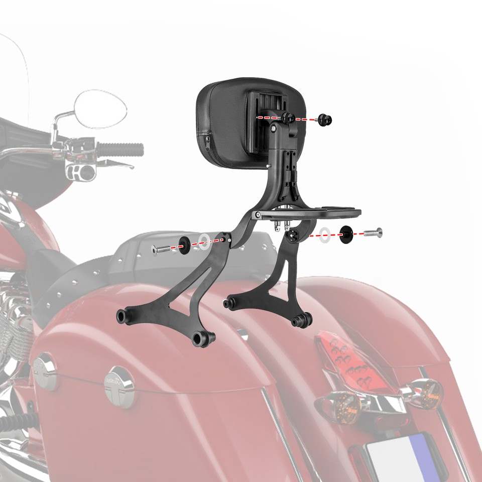 Multi-Purpose Driver Backrest For Indian Chieftain Challenger ...