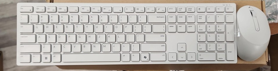 Dell Wireless Keyboard & Mouse Combo KB3121Wt/MS3121Wt Open box | eBay