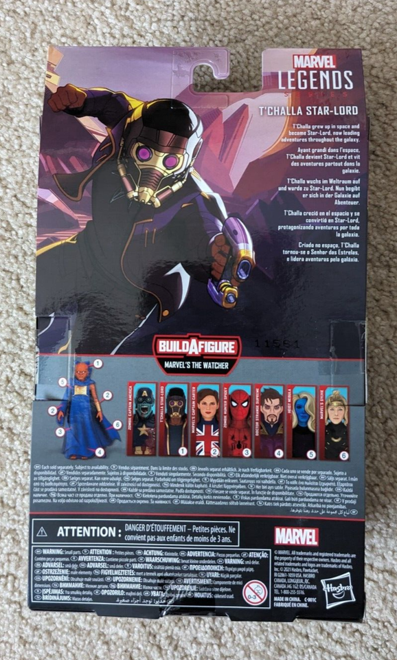 Marvel Legends - The Watcher BAF - T'Challa Star-Lord Figure | eBay