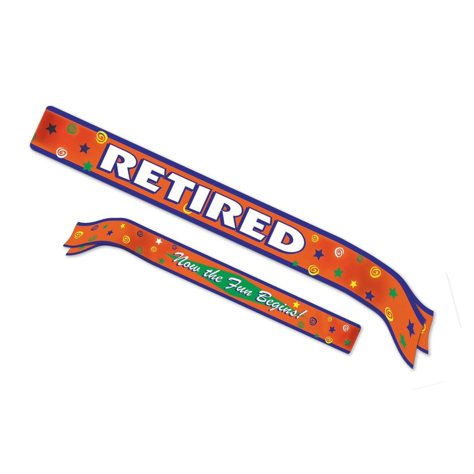 Retired Sash - Satin Retirement Sash for Retirement Work Party 33"x4 ...