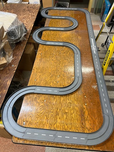 1993 UNUSED TYCO TCR Slotless Slot Car Total Control RACE SET 22ft + 6 ...