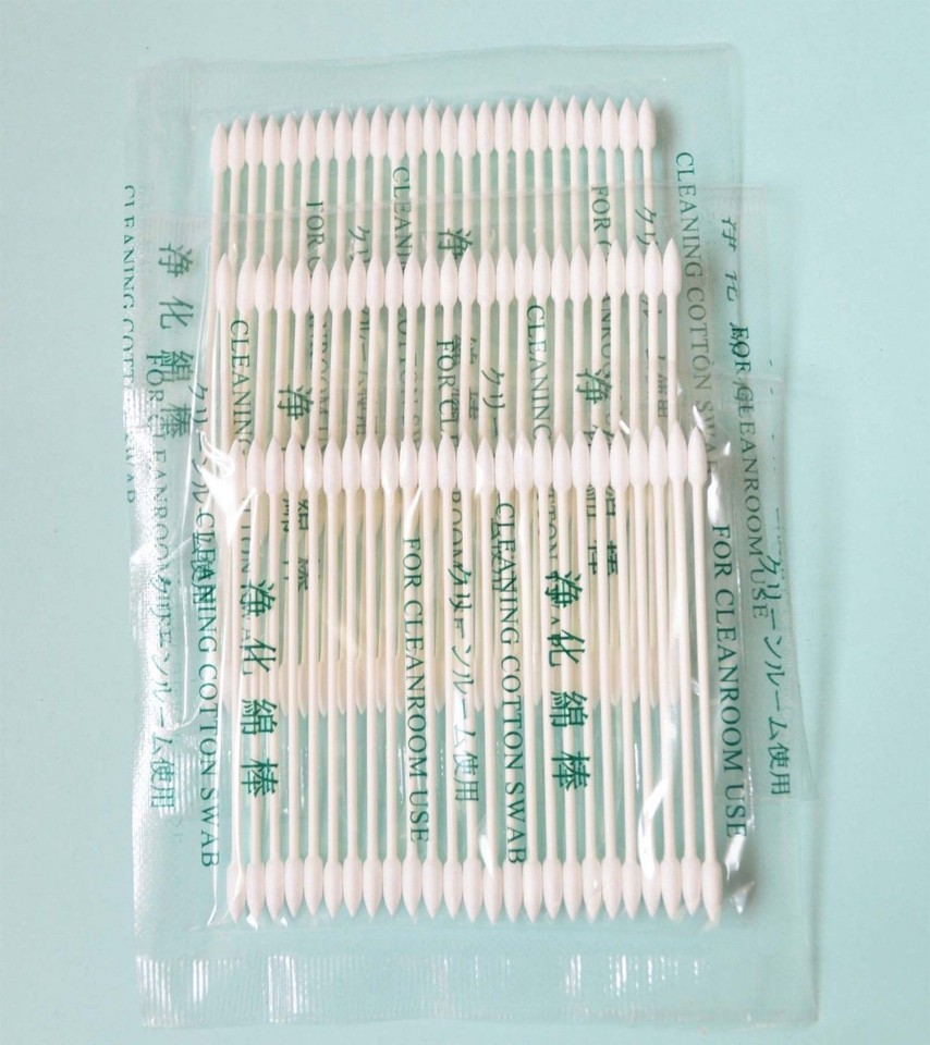 100 Double Point 15-005 Swab Mini Point Gun Tip Cleaning Cotton Swab | eBay