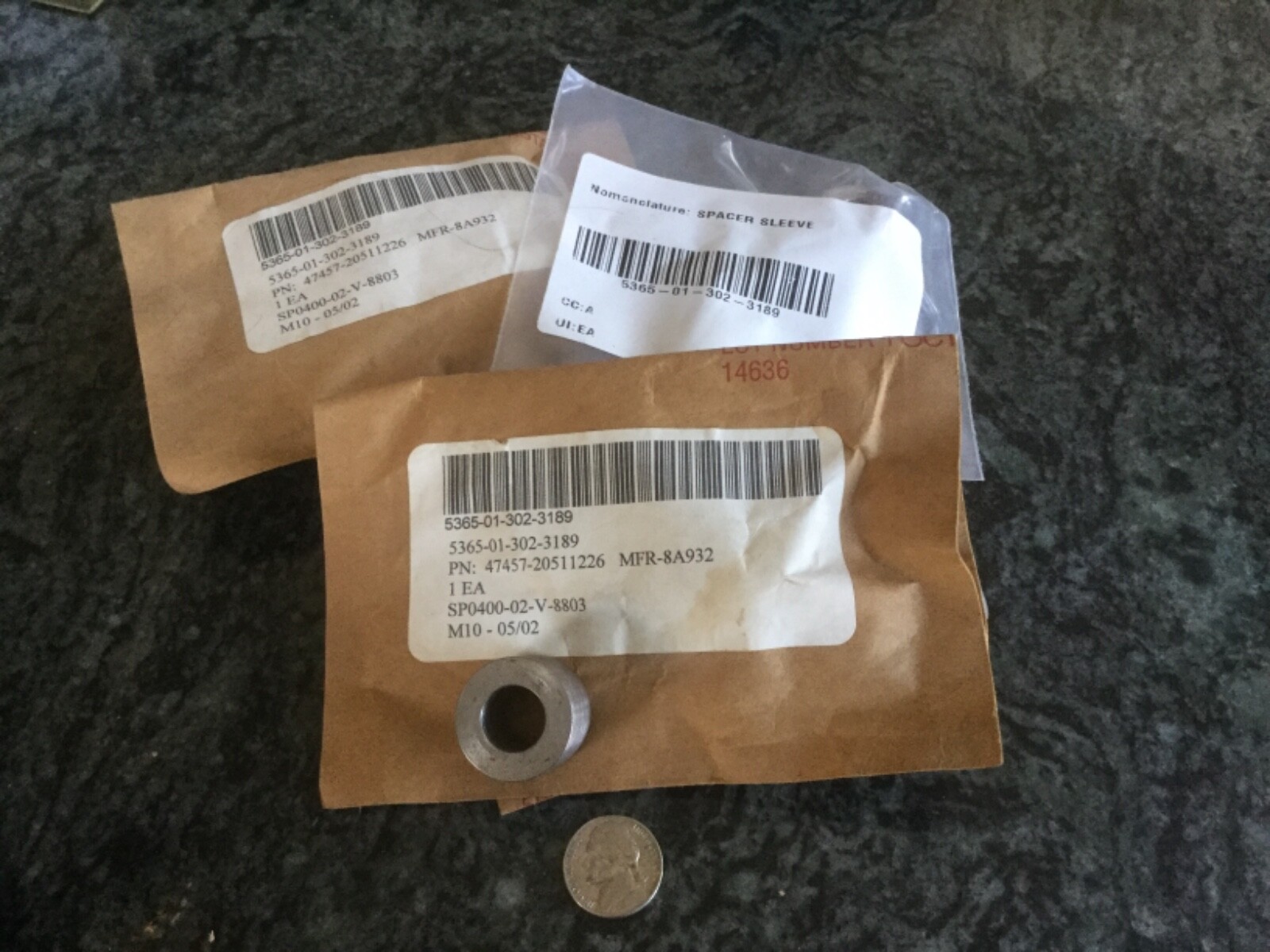 3 pieces M939 5 ton truck spacer harsco 20511226 NSN 5365-01-302-3189 1 ...