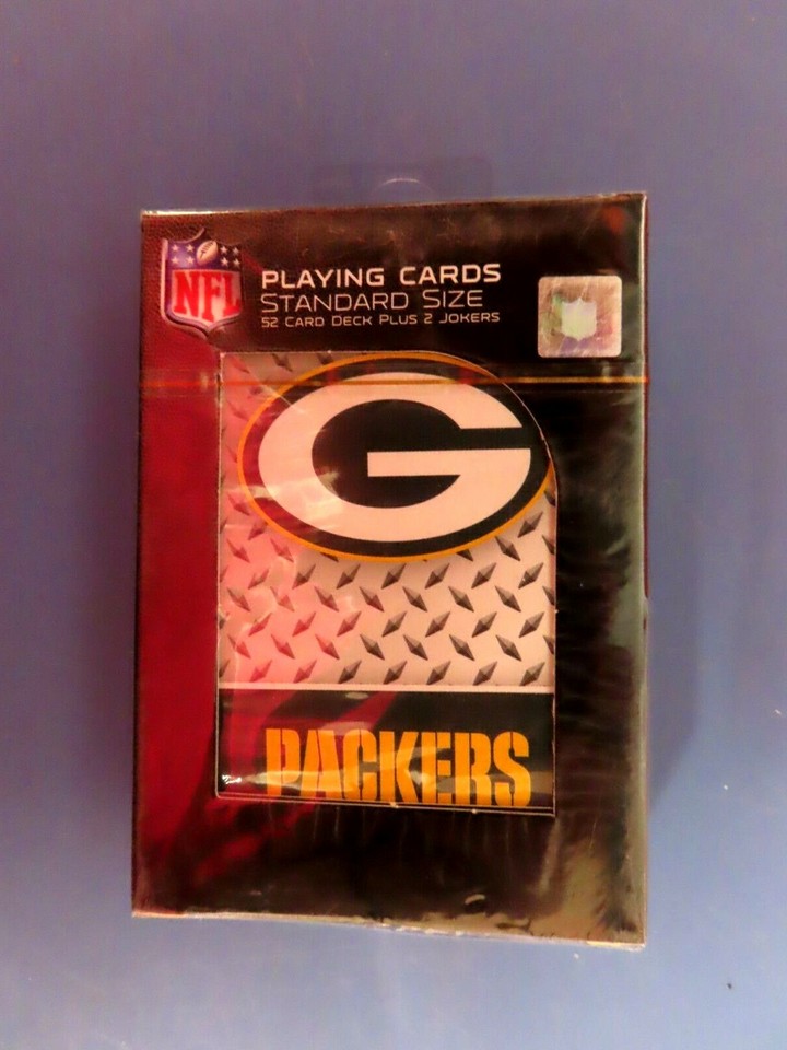 Green Bay Packers Playing Cards. Full deck including Jokers NEW NFL ...