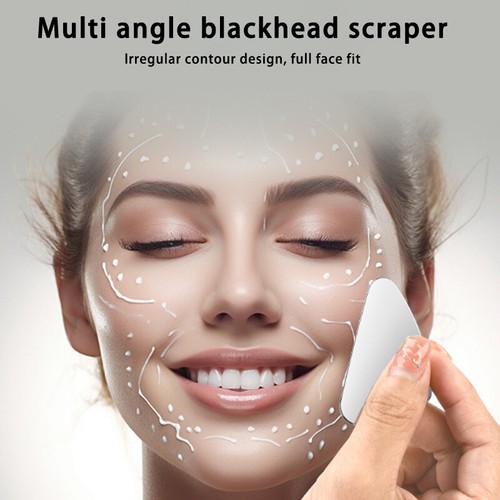 Stainless Steel Blackhead Scraper Cosmetic Guasha Scraping Body Massage ...