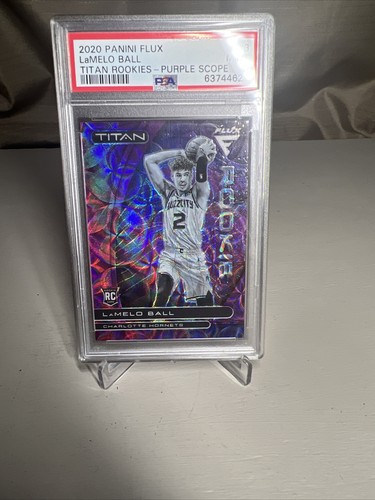 2020 panini flux LaMELO Ball titan rookies - purple scope 36/38 mint 9 ...