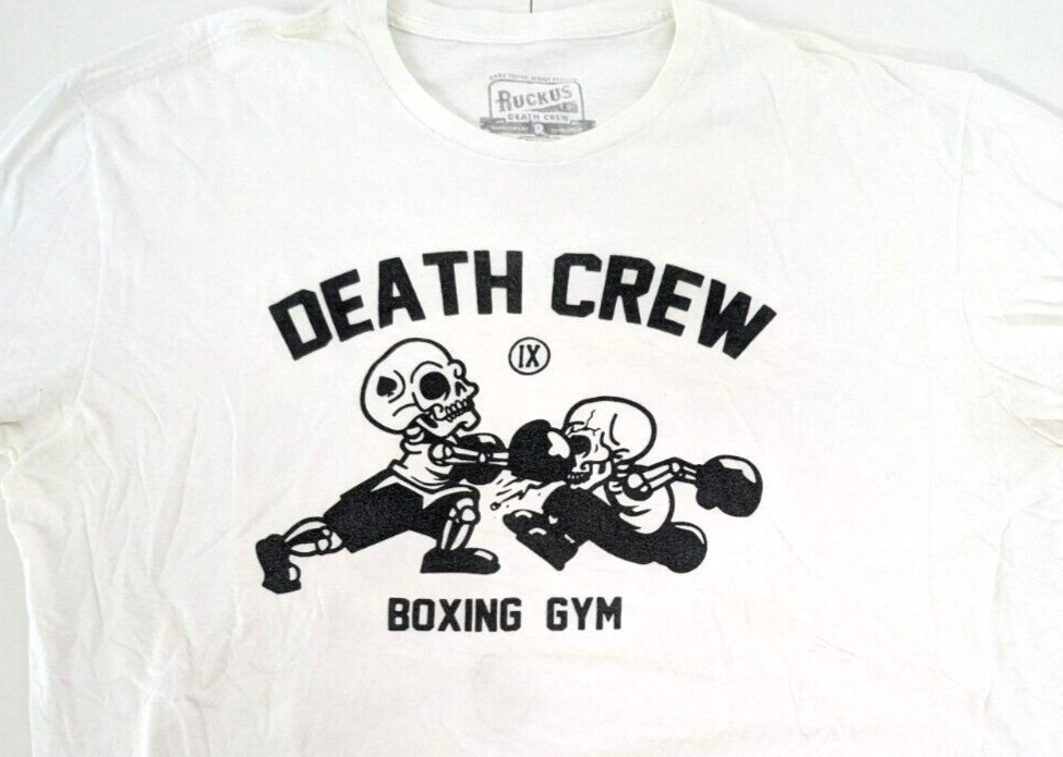 Ruckus Death Crew Boxing Gym Skeleton Boxers Graphic … - Gem