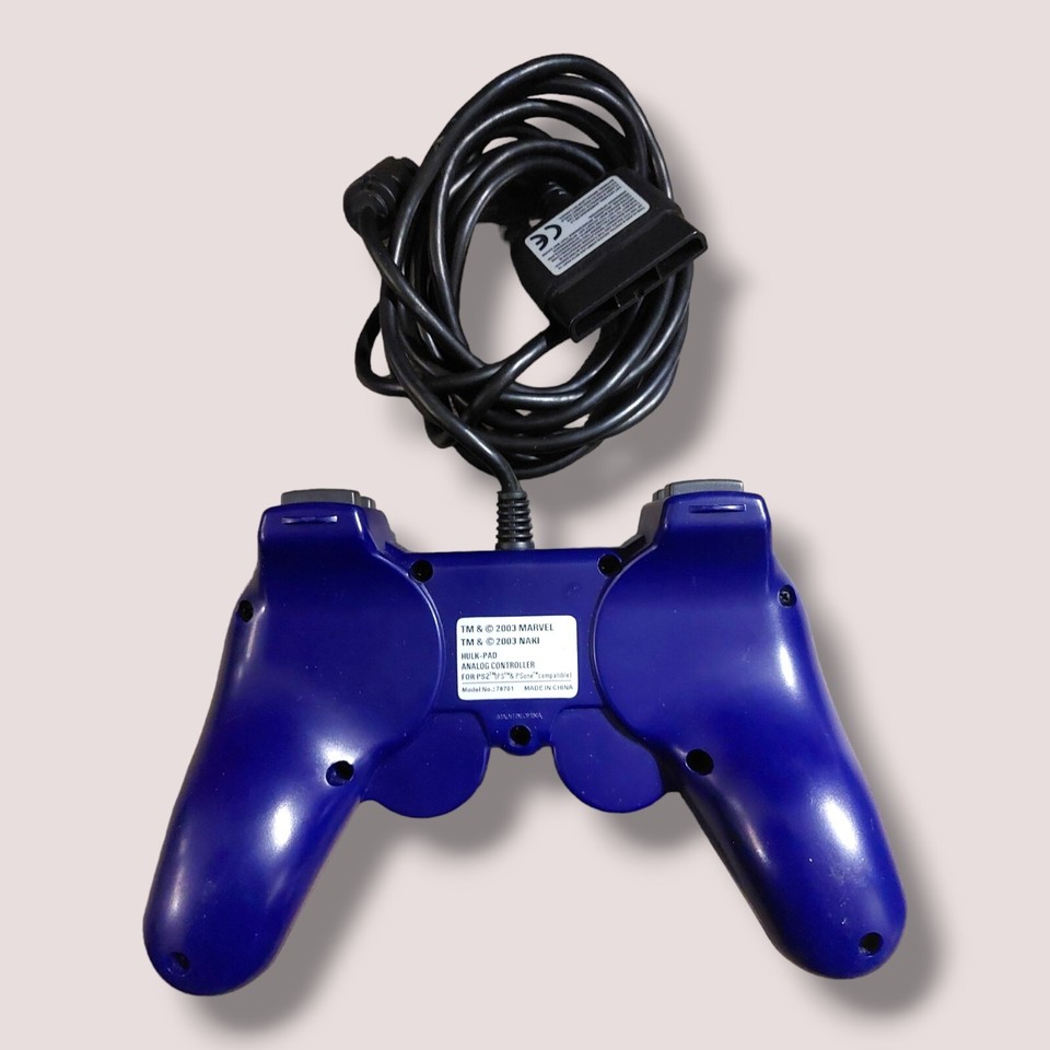 The Hulk PlayStation 2 Wired Controller [Makes Hulk Sounds] (PS1 ...