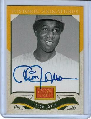 2012 PANINI GOLDEN AGE CLEON JONES AUTOGRAPH AUTO CARD #CJ ORIGINAL NEW ...
