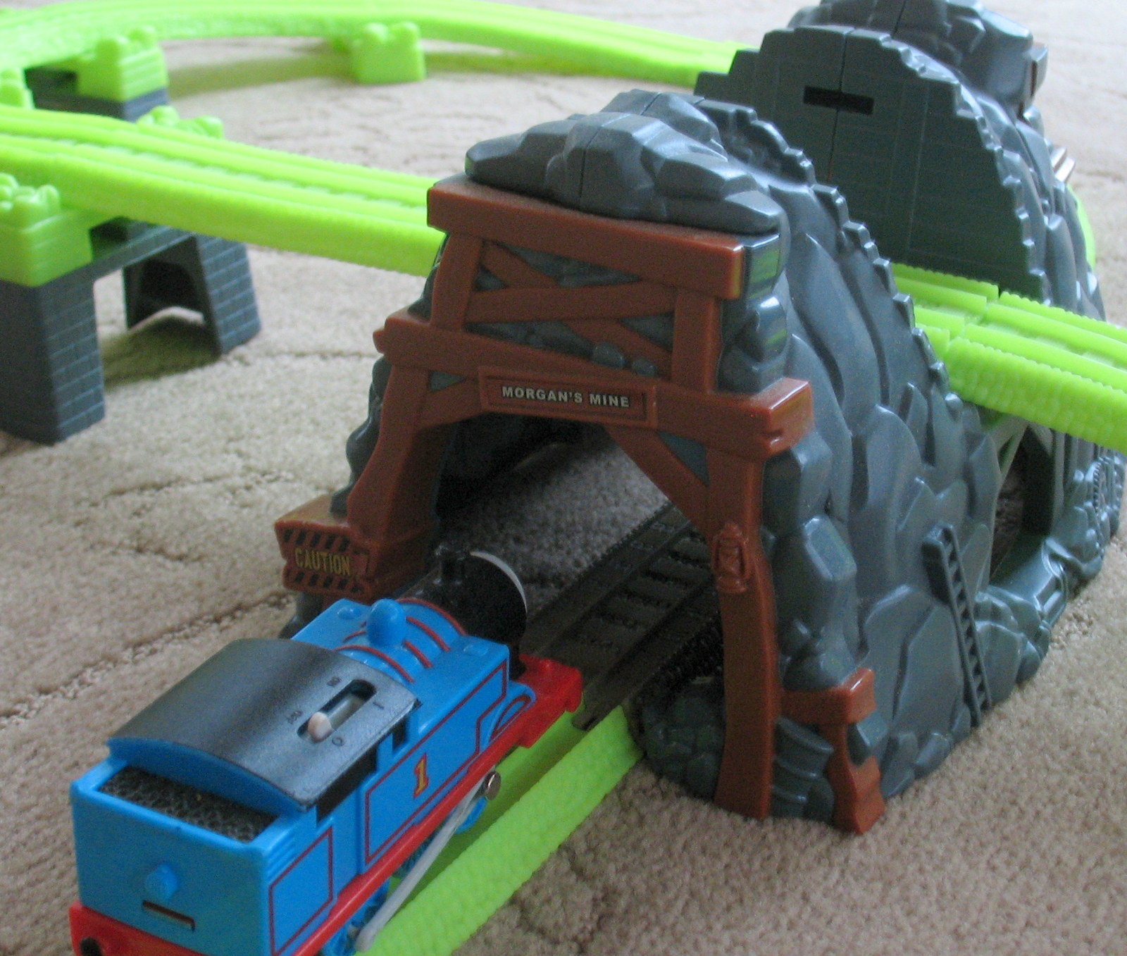 Thomas, Trackmaster, Thomas' Midnight Ride through Morgan's Mine, EUC ...