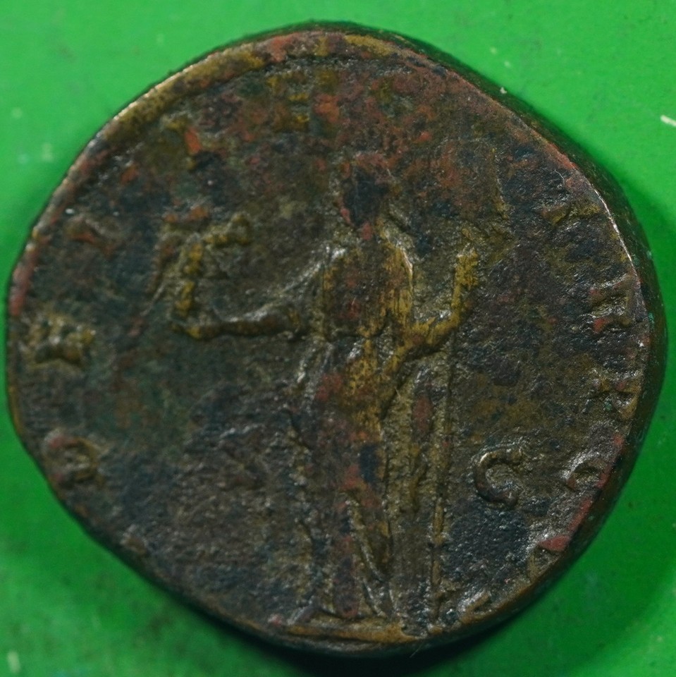 Roman Imperial ae Bronze Sestertius Coin of Septimius Severus FIDES ...