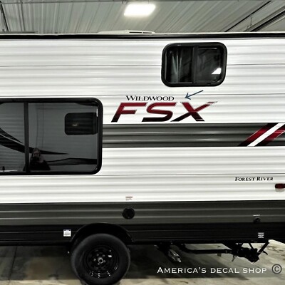 Wildwood FSX By Forest River Camper RV Trailer Decals 2PC OEM New ...