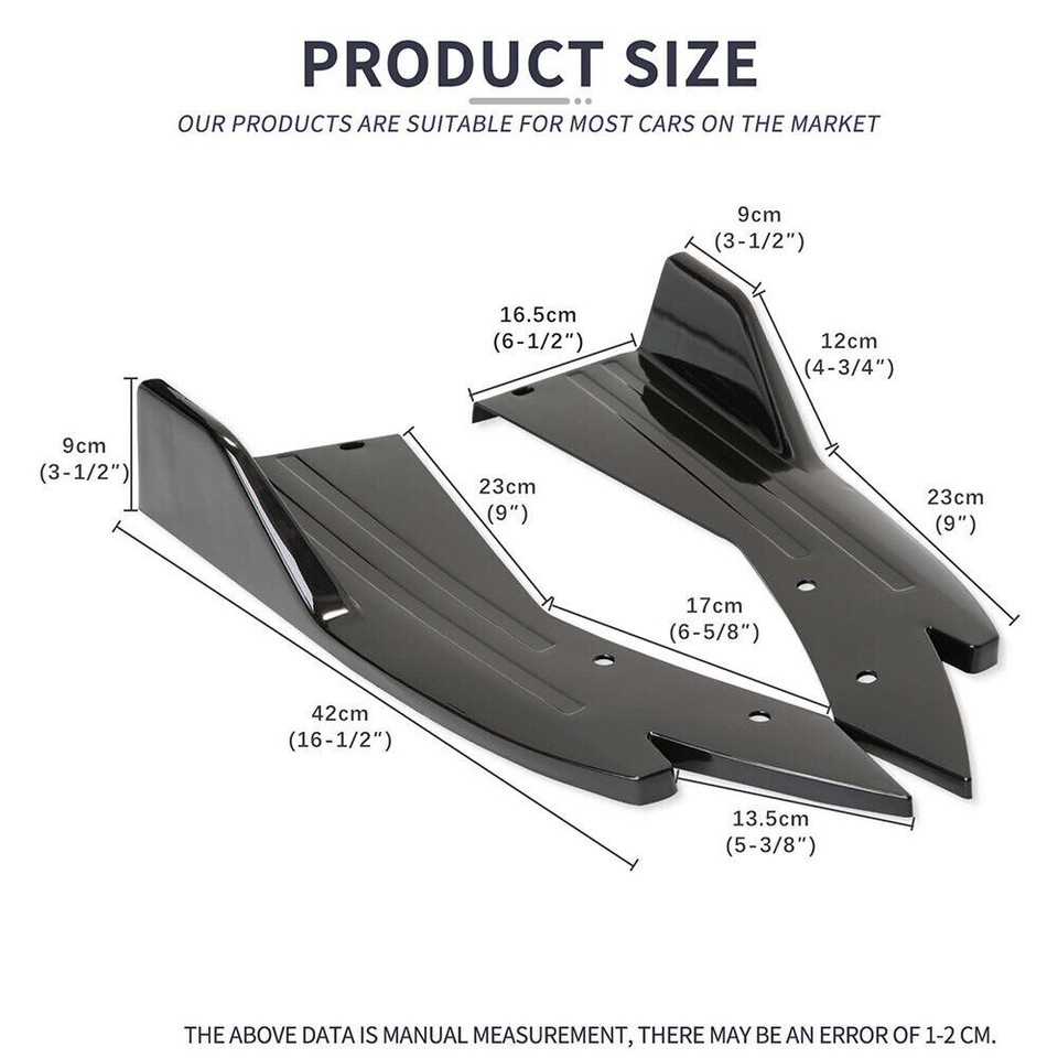 For BMW 750Li 228i Front Bumper Lip Splitter Spoiler Side Skirt Strut ...