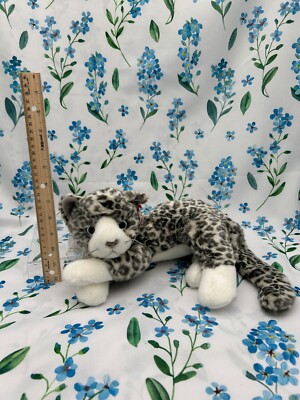 Ty Beanie Buddy BUDDY “Sundar” Snow Leopard Big Cat Gray RARE HARD TO ...