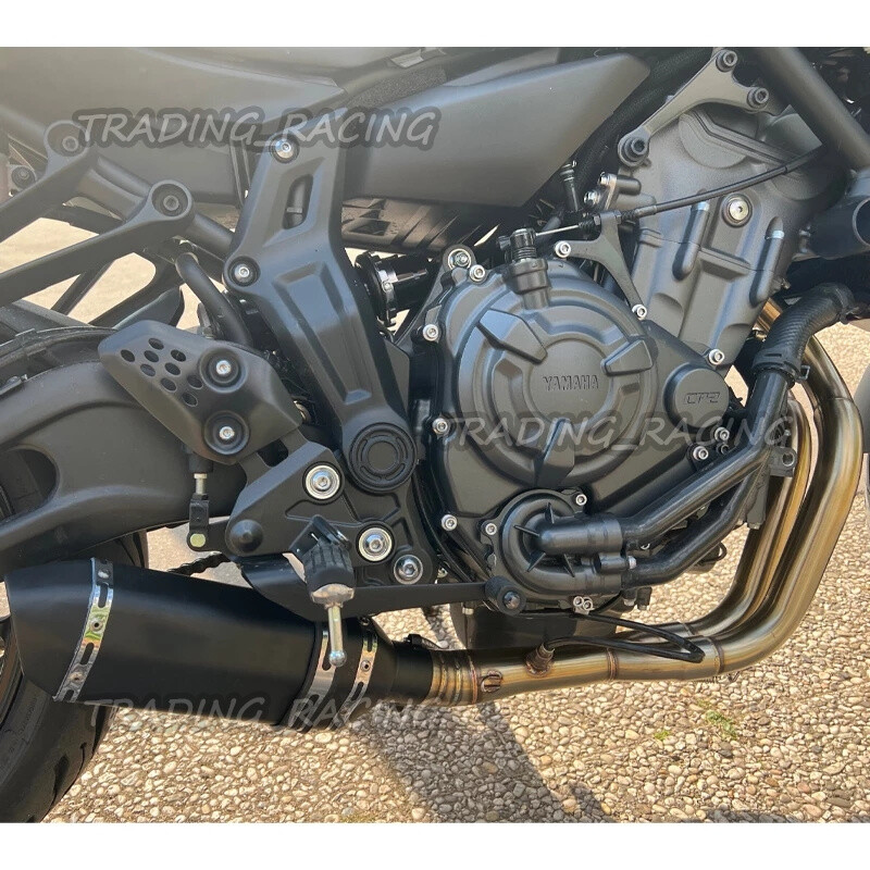 For Yamaha YZF R7 MT07 FZ07 Motorcycle Exhaust Front Link Pipe 51mm ...
