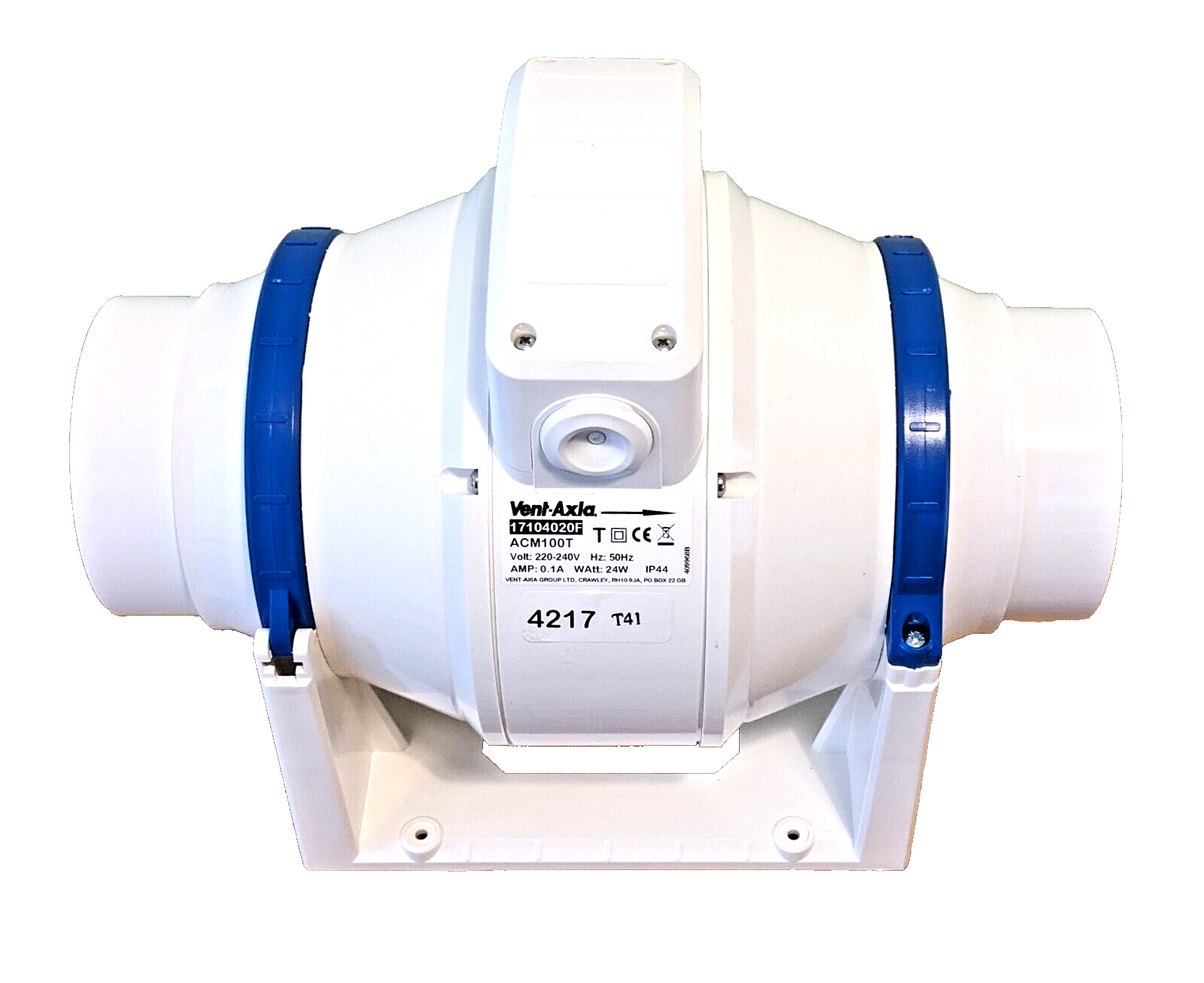 Vent Axia ACM100T In-line Fan with Extractor Timer - 17104020 for sale ...