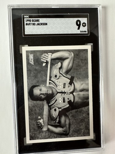 1990 Score Bo Jackson #697 SGC 9 MINT | eBay