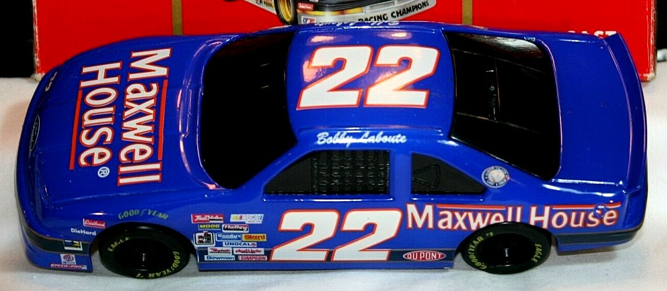 1993 Racing Champions Bank #22 Bobby Labonte Maxwell House Thunderbird ...