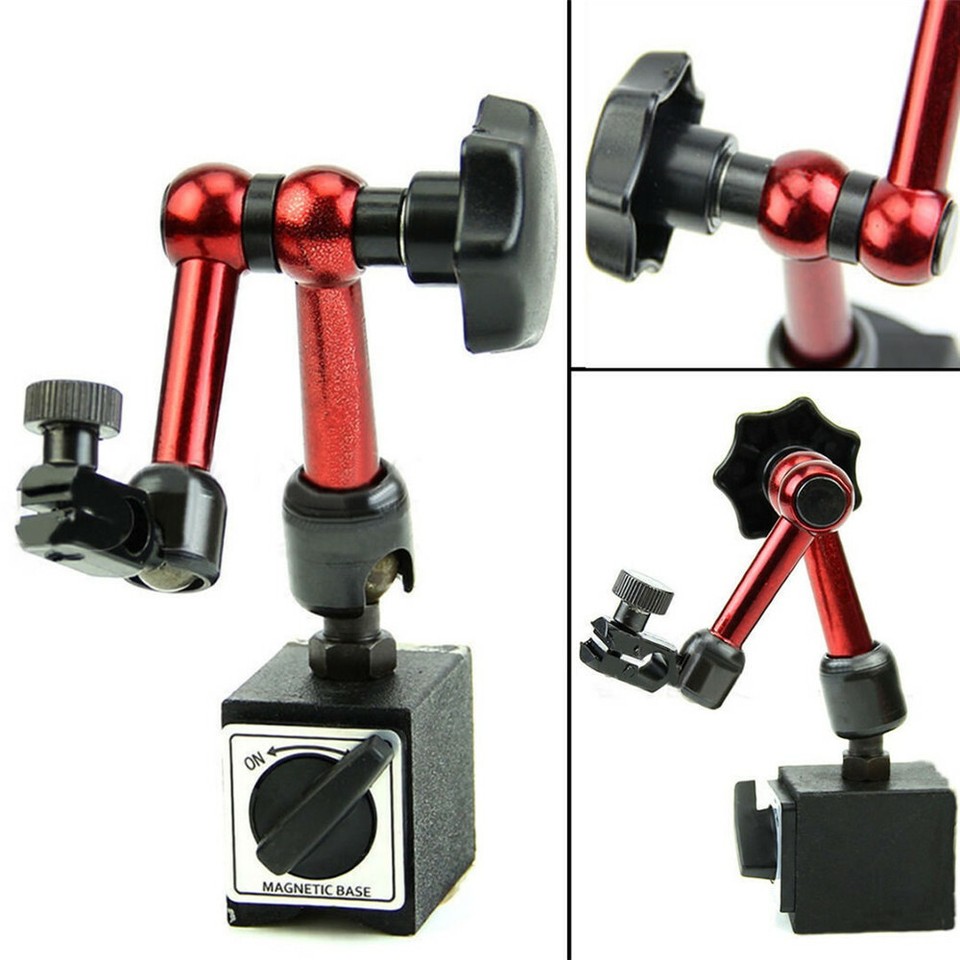 Universal Flexible Magnetic Metal Base Holder Stand Dial Test Indicator ...