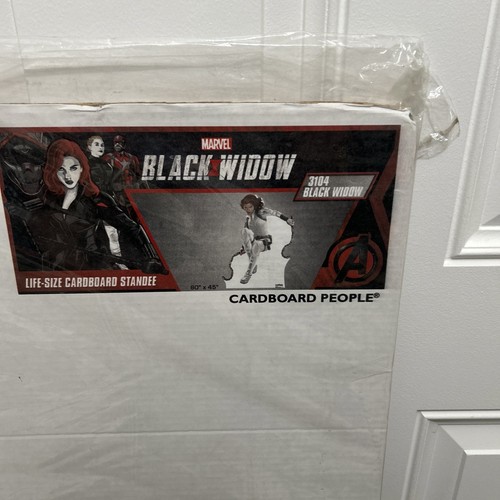 Black Widow LIFE SIZE CARDBOARD STANDUP/CUTOUT MARVEL USA Made 60x15 ...