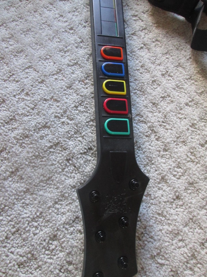 PS3 Guitar Hero Sunburst Wireless 95451.805 Red Octane World Tour *NO ...