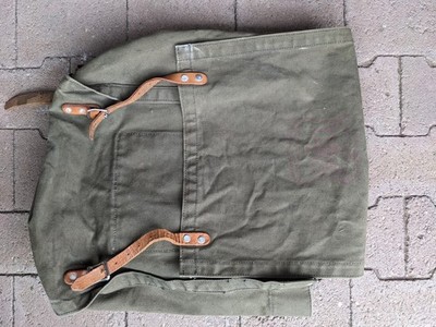 USFS Forest Service Canvas Backpack Rucksack FSS Leather Straps USA ...