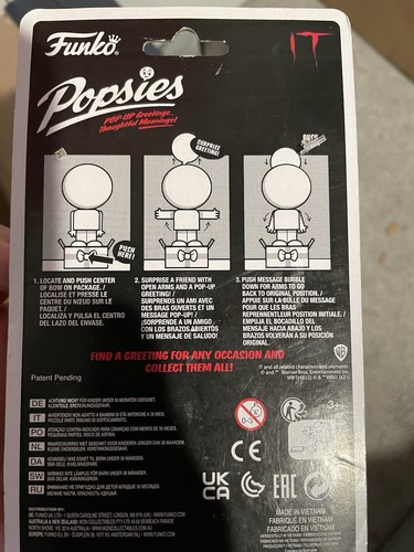 Pennywise Collectible Funko Popsies Movie It Scary And Horror Brand New ...