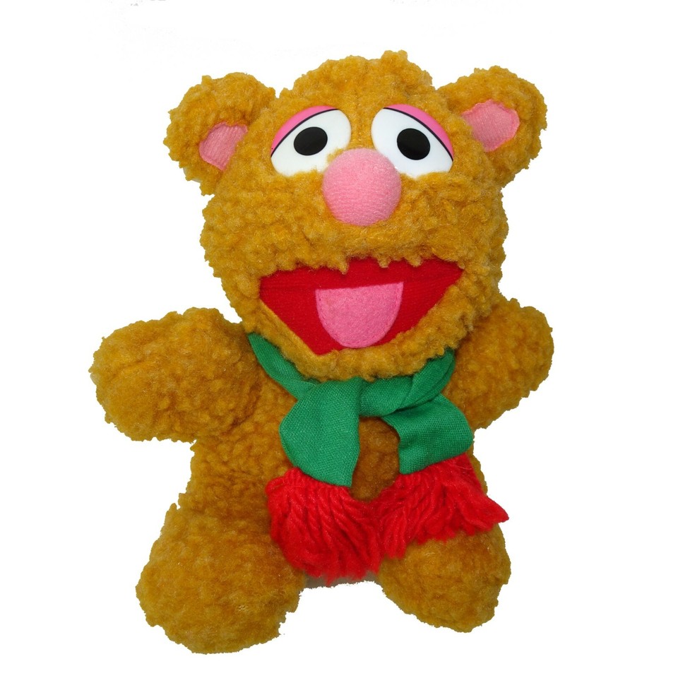 Muppet Baby Fozzie Bear Vintage 1987 Henson Stuffed Animal Plush Teddy ...