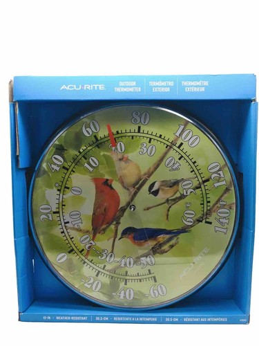 Bird Design Indoor Outdoor Thermometer Home Garden Celsius And Degrees ...