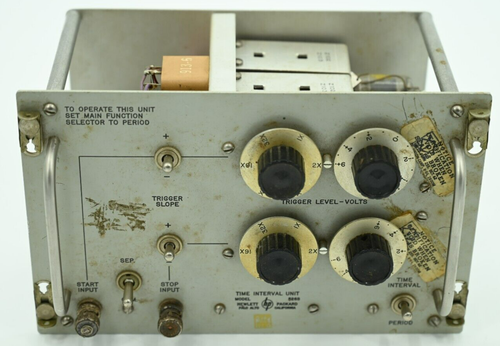 HP-526B Time Interval Hewlett-Packard Plugin for HP-524 Frequency ...