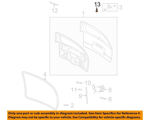 GM OEM 91-09 Bravada Lift Gate Gate Hardware-Hinge Pin Ring 11505885 | eBay