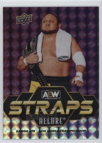 2024 Upper Deck Allure AEW Straps Purple Diamond /10 Samoa Joe #S-1 | eBay