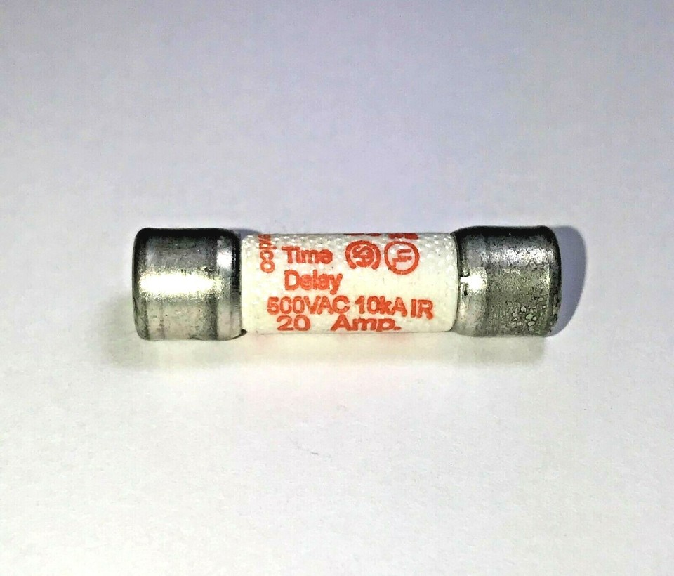 MERSEN FERRAZ SHAWMUT FUSE ATQ20 ATQ-20 20A 500V TIME DELAY MIDGET AMP ...
