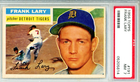 1956 Topps Frank Lary baseball card, PSA graded NM 7, #191 in the set ...