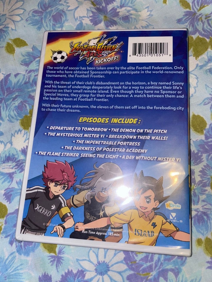 DVD Inazuma Eleven Ares Kickoff! BRAND NEW Ncircle Entertainment anime ...