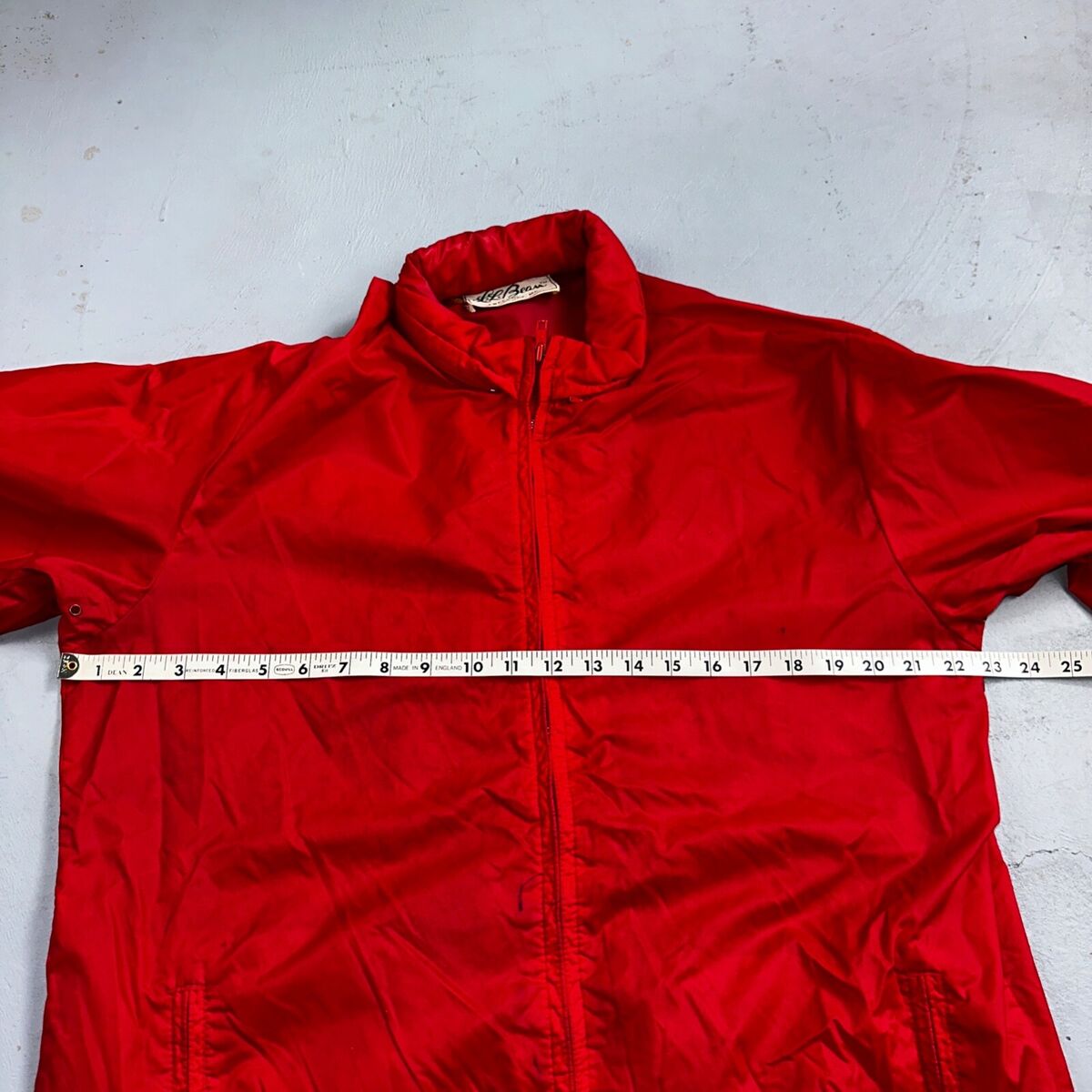 LL BEAN Coach Jacket Large Zip Front Nylon True VTG 1970s LL BEAN Coach Jacket Large Zip Front Nylon True VTG 1970s