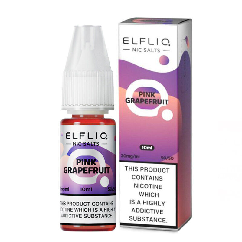 ELFLIQ by ELF BAR Nic Salt 10 x 10ml E Liquid 10mg|20mg Vape Juice 50/ ...