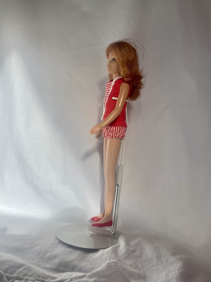 Vintage Barbie SCOOTER Doll Titian Red Hair Skipper Friend SS & Shoes ...